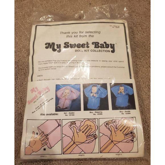 Sharron Carter | Art | 984 Vintage Sealed My Sweet Baby Doll Kit ...